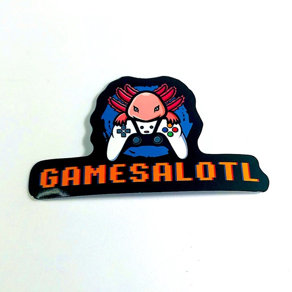 Hand Crafted | Wall Decor | Gamesalotl Axolotl Crazy Trending ...